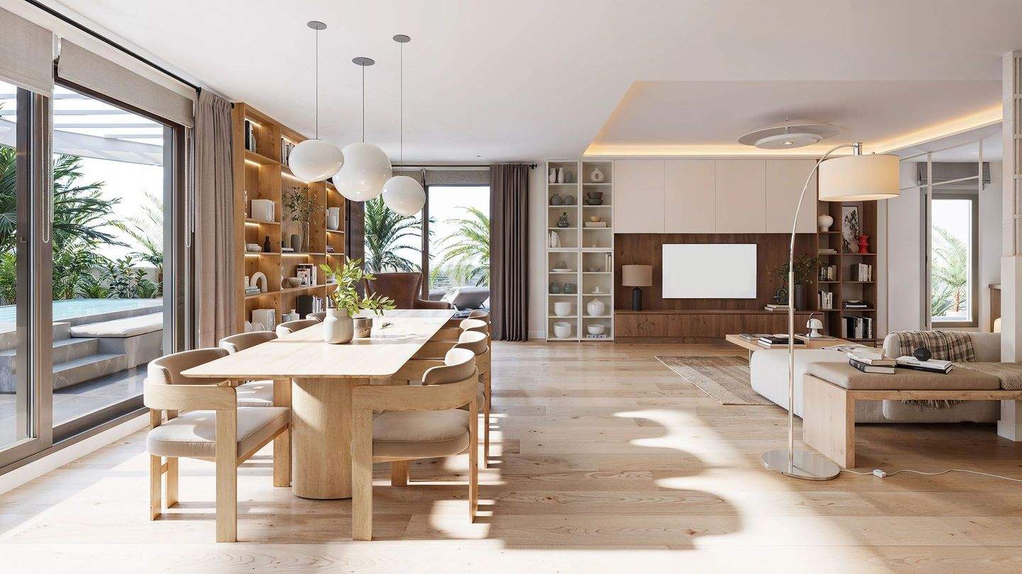 Luxuswohnung mit privatem Garten in Las Lagunas de Mijas (Málaga ...